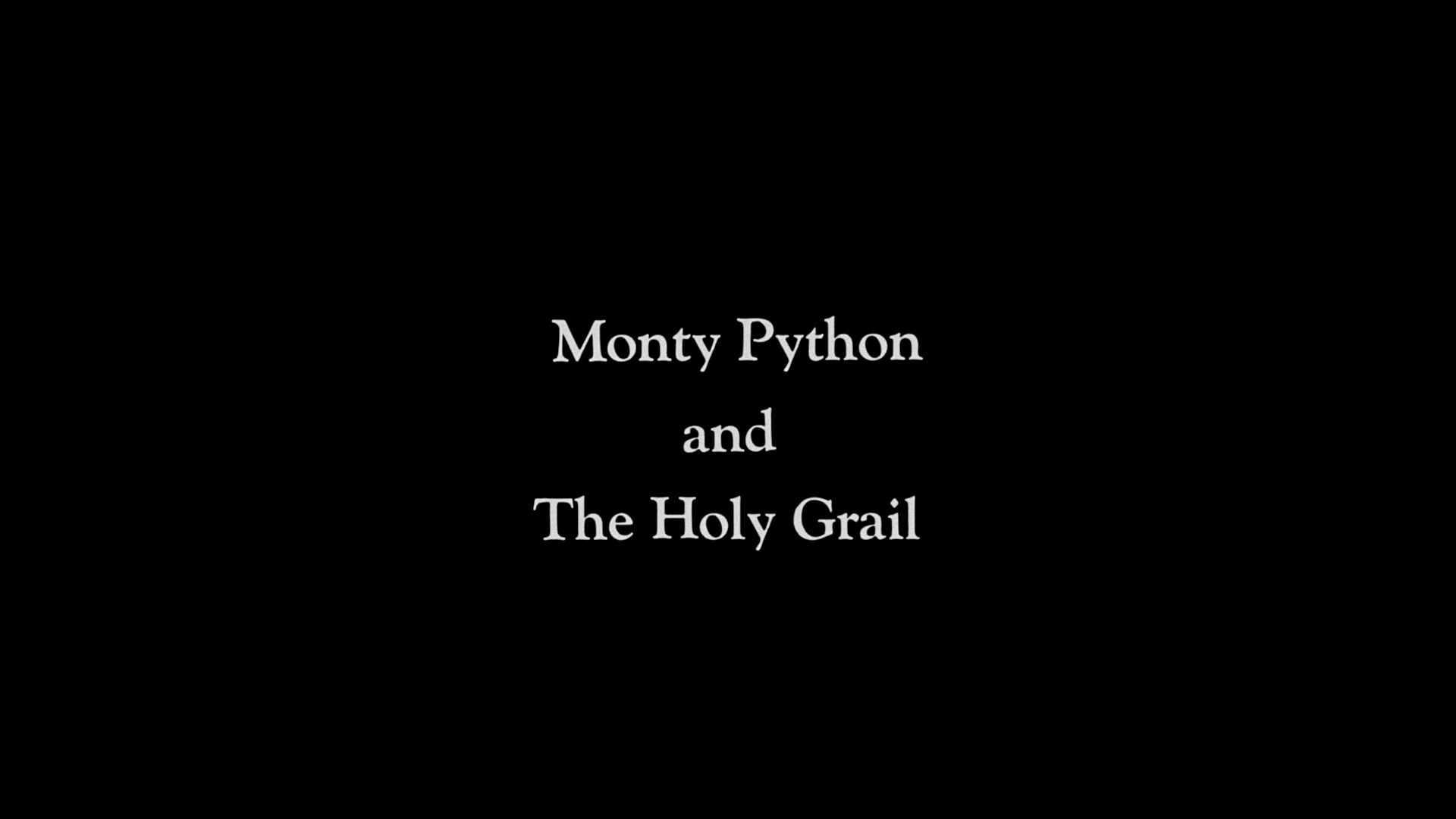 Monty Python and the Holy Grail - 4K UHD Blu-ray SteelBook Screenshots